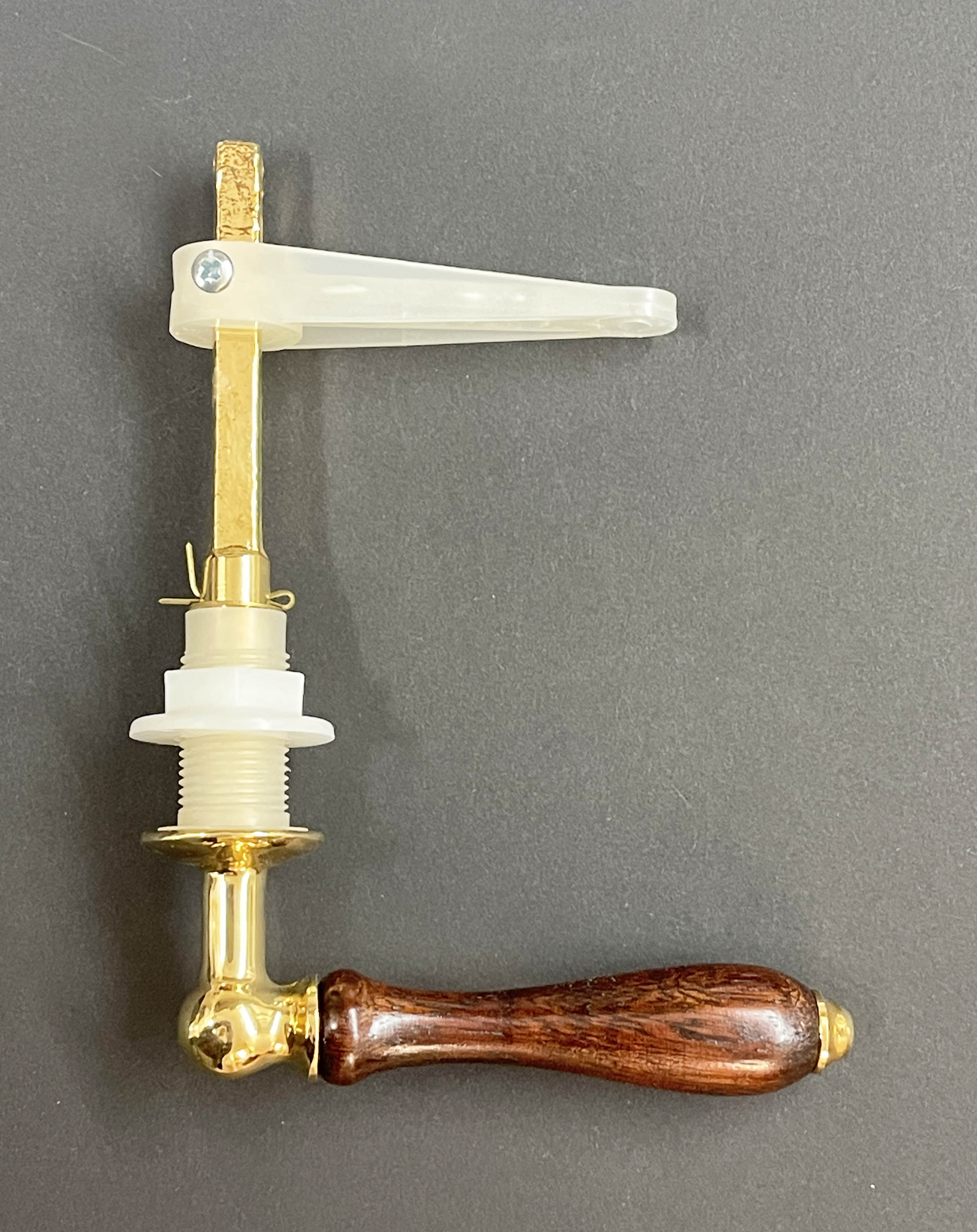 Mahogany Toilet Cistern Lever Gold Finish, Spare and Components, MGCLV ...