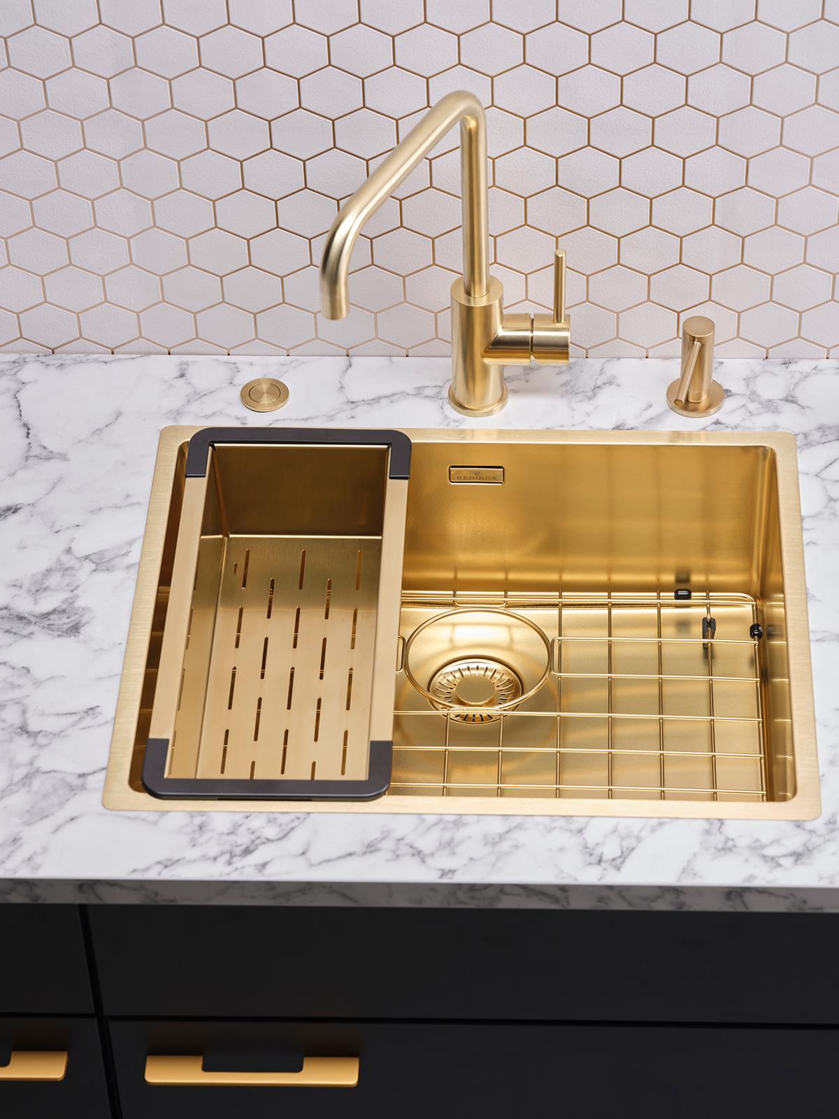 Reginox, New York 50x40 L Gold II OKG Comfort Sink, Kitchen Sinks, NY ...