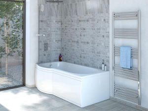 Showering Baths | Shower Baths with Screens | MBD Bathrooms